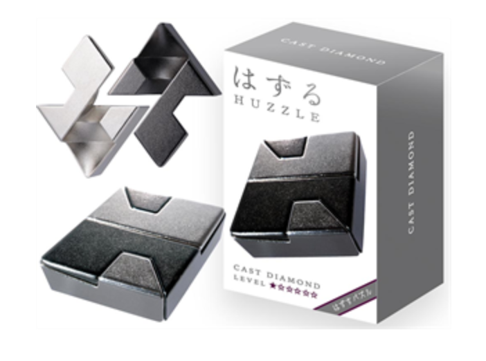Hanayama Cast Puzzle - Level 1 Diamond – The Wandering Bookseller