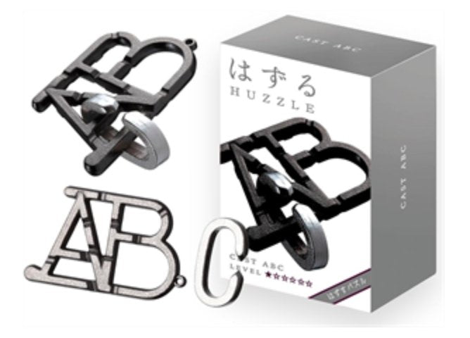 Hanayama Cast Puzzle - Level 1 ABC